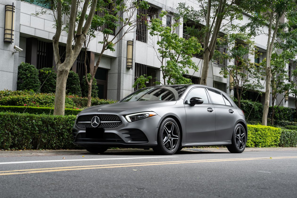 2019 BENZ A250 AMG 跟車 夜色 多光束 消光灰 #3554 賓士第三方認證 外匯車 - 船長車庫
